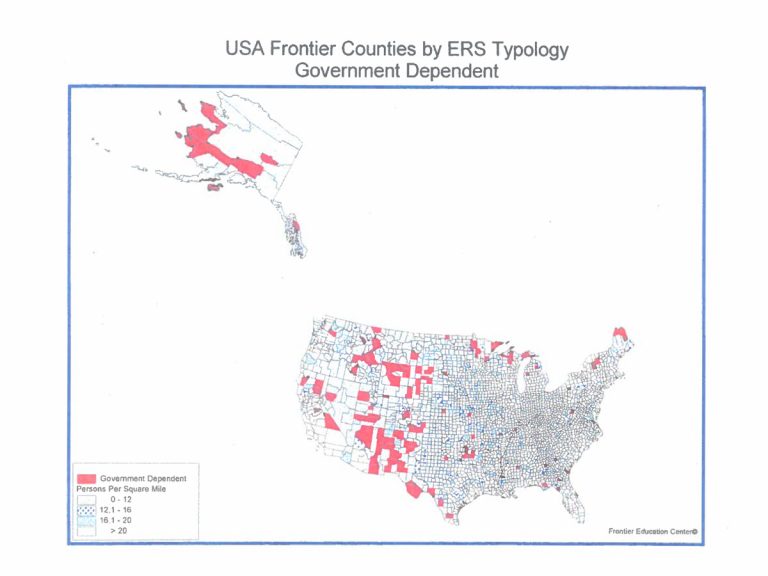 Maps – National. Center for Frontier Communities