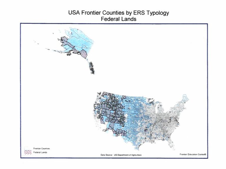 Maps – National. Center for Frontier Communities