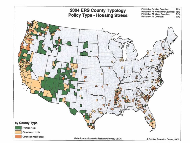 Maps – National. Center for Frontier Communities
