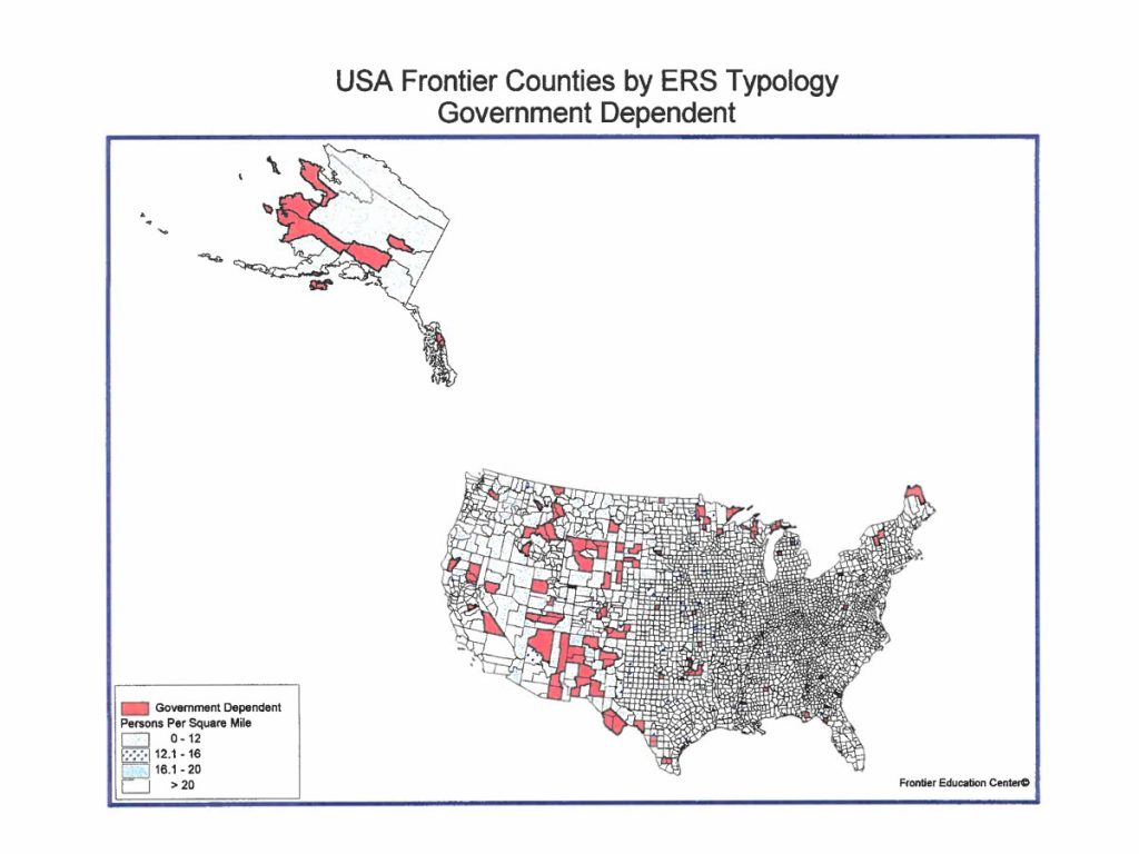 Maps – National. Center for Frontier Communities