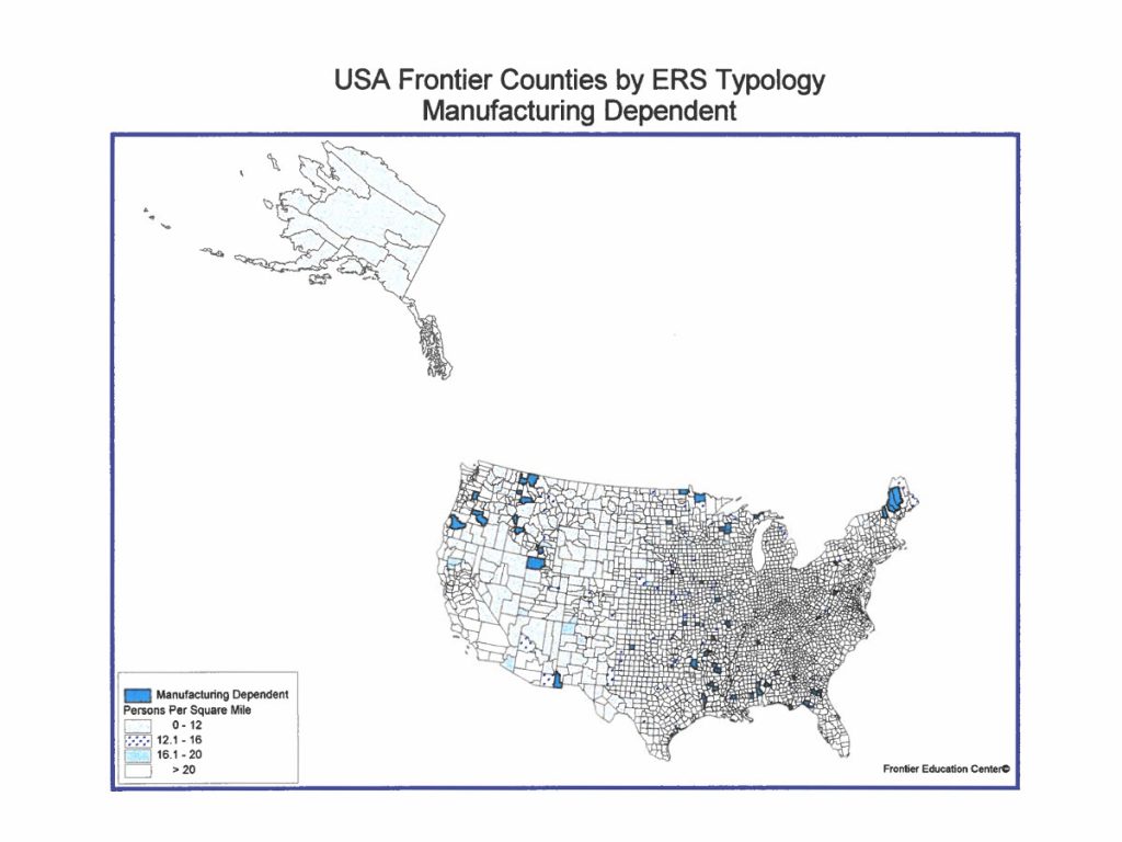 Maps – National. Center for Frontier Communities