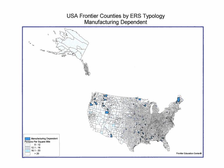 Maps – National. Center for Frontier Communities
