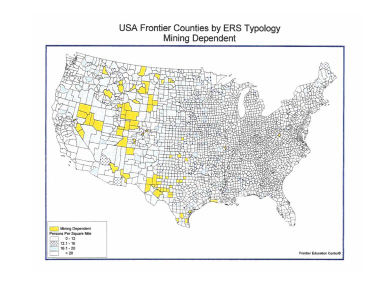 Maps – National. Center for Frontier Communities